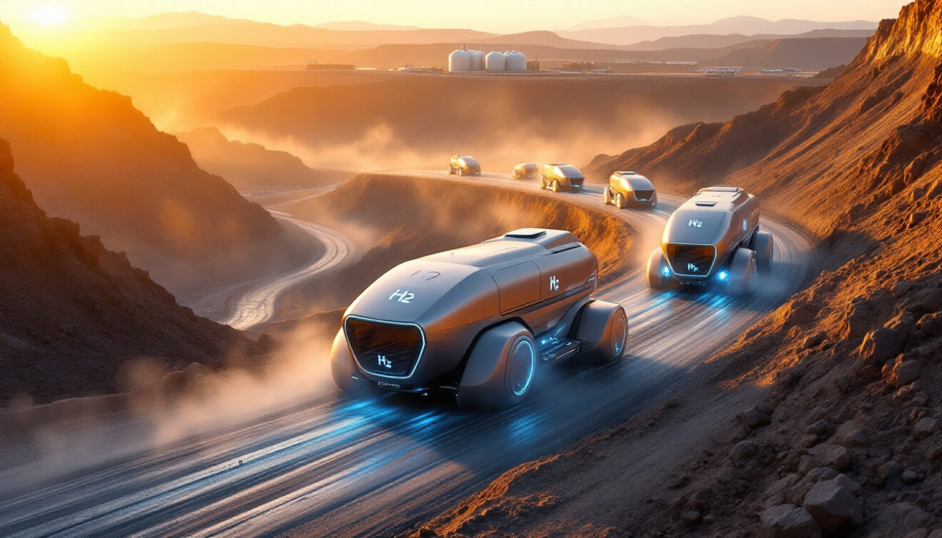 Hydrogen-Powered Autonomous Trucks Revolutionize Mining