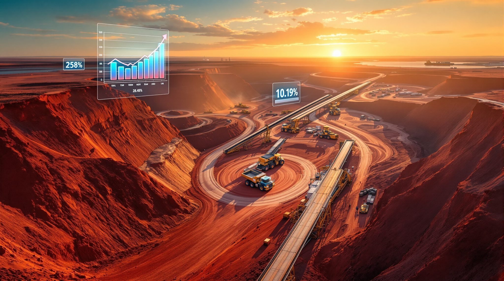 BHP's South Flank Powers Record Iron Ore Production Year