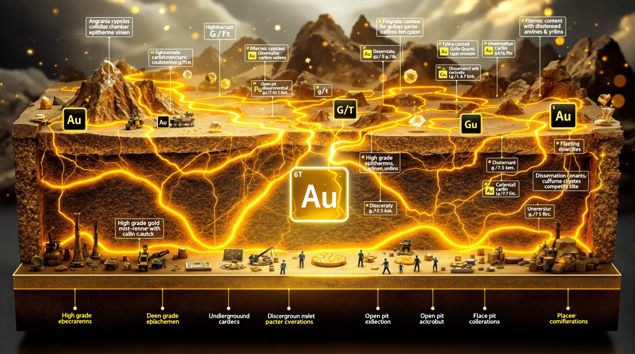 Gold Content in Geology: Formation, Deposits & Analysis