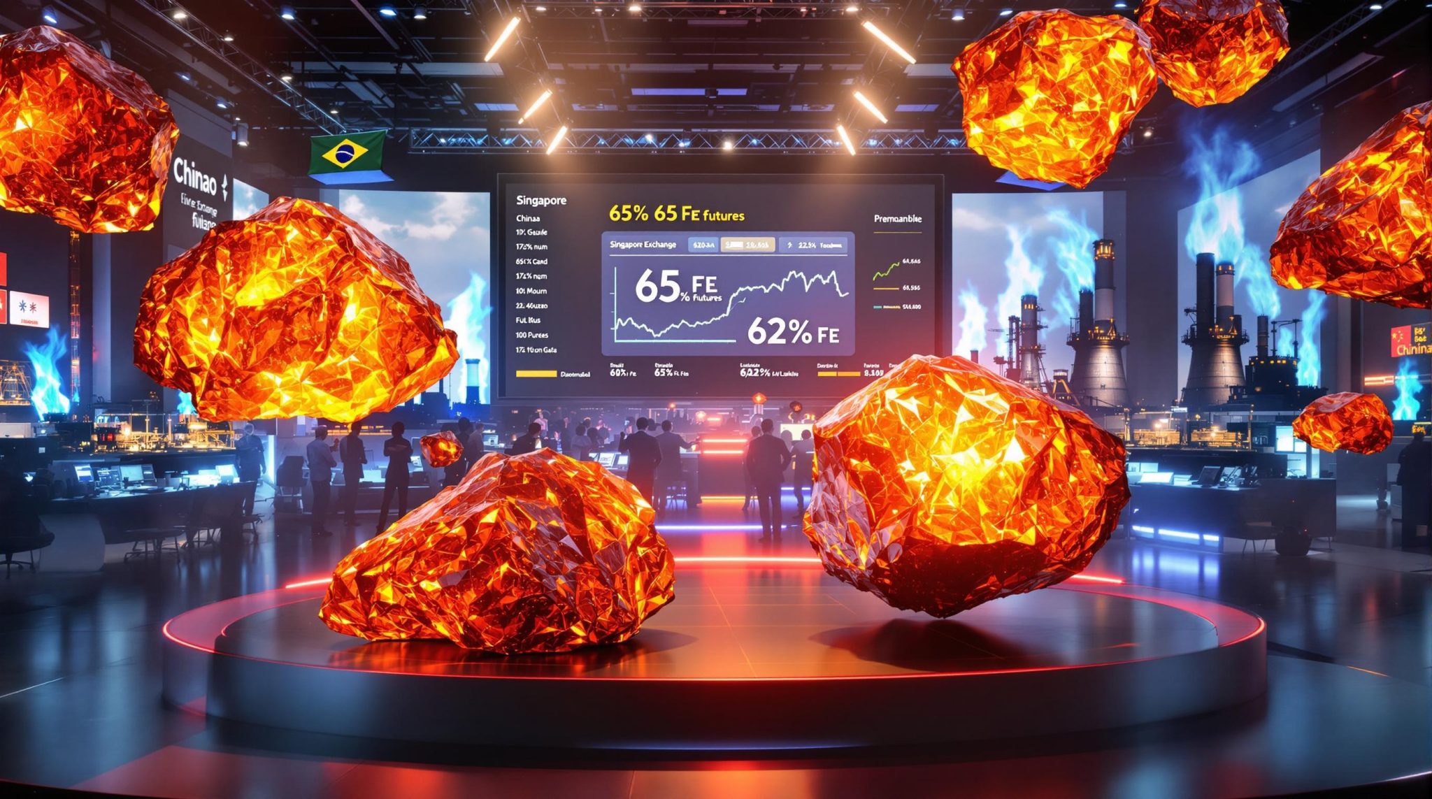 SGX 65% Fe Iron Ore Futures Hit Record Trading Volumes