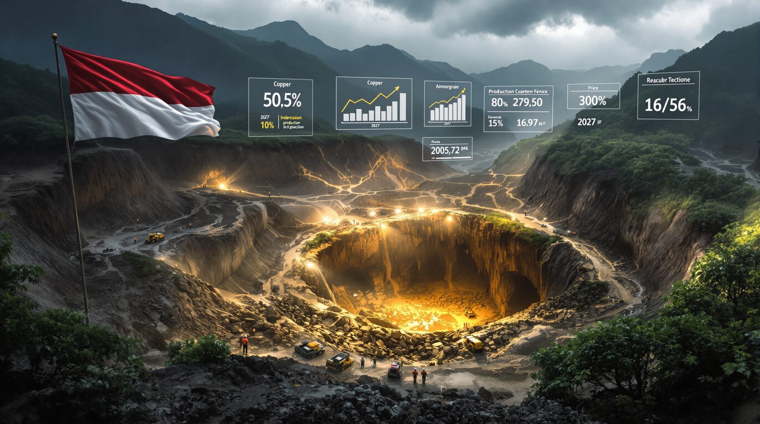 Grasberg Mine Halts Operations for Trapped Miners Search