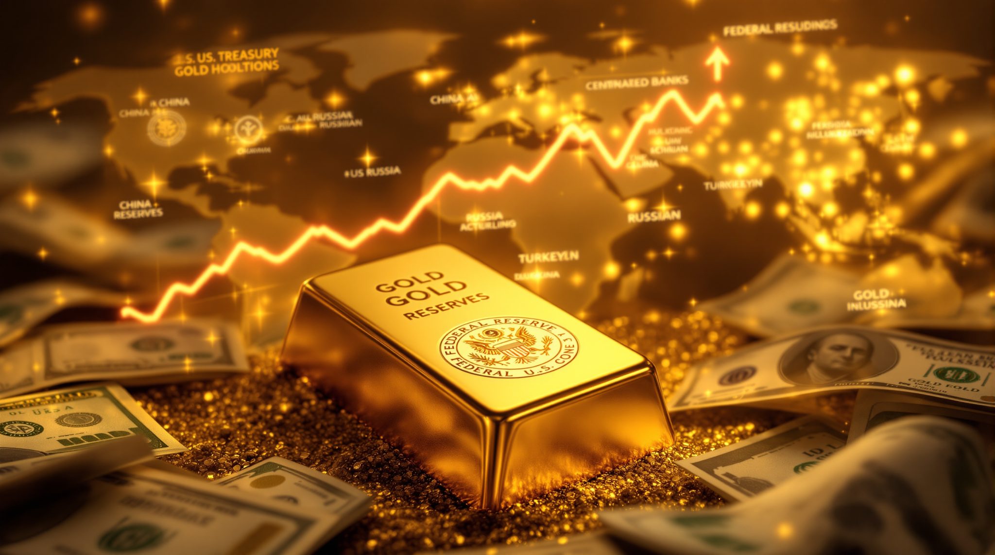 Central Bank Gold Holdings Now Exceed Treasury Reserves