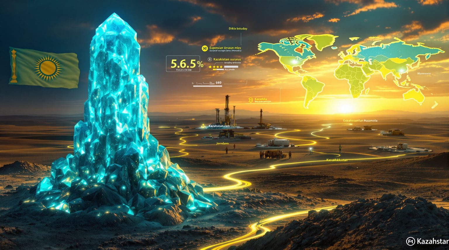 Kazatomprom Triples Uranium Exploration, Expands Globally