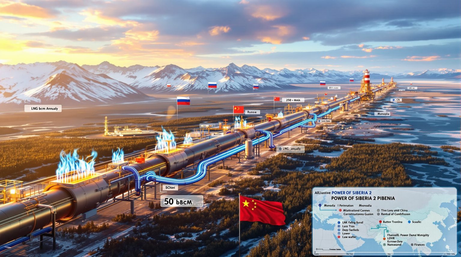 Power of Siberia 2: Russia-China Gas Pipeline Reshapes Energy Markets
