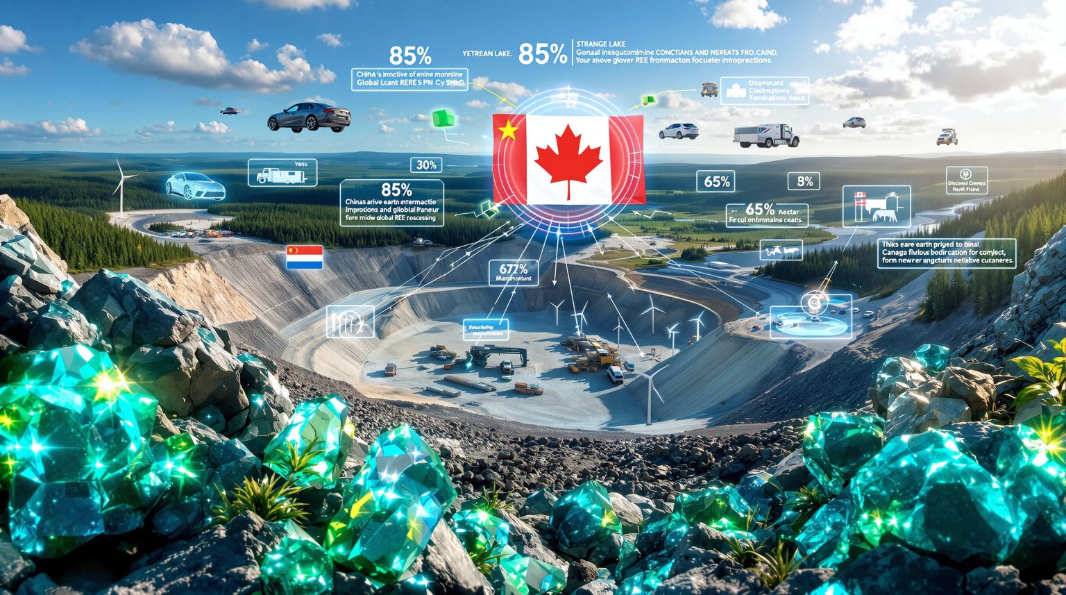 Strange Lake: Quebec's Critical Rare Earth Mine for Clean Energy