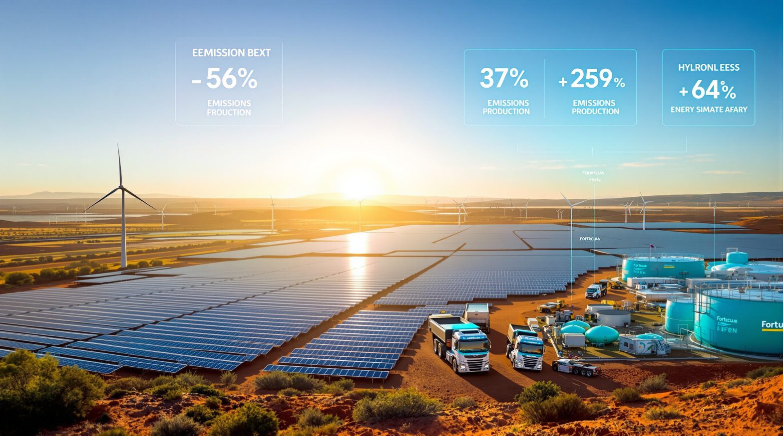 Fortescue's Renewable Energy Transformation Leads Mining Sector