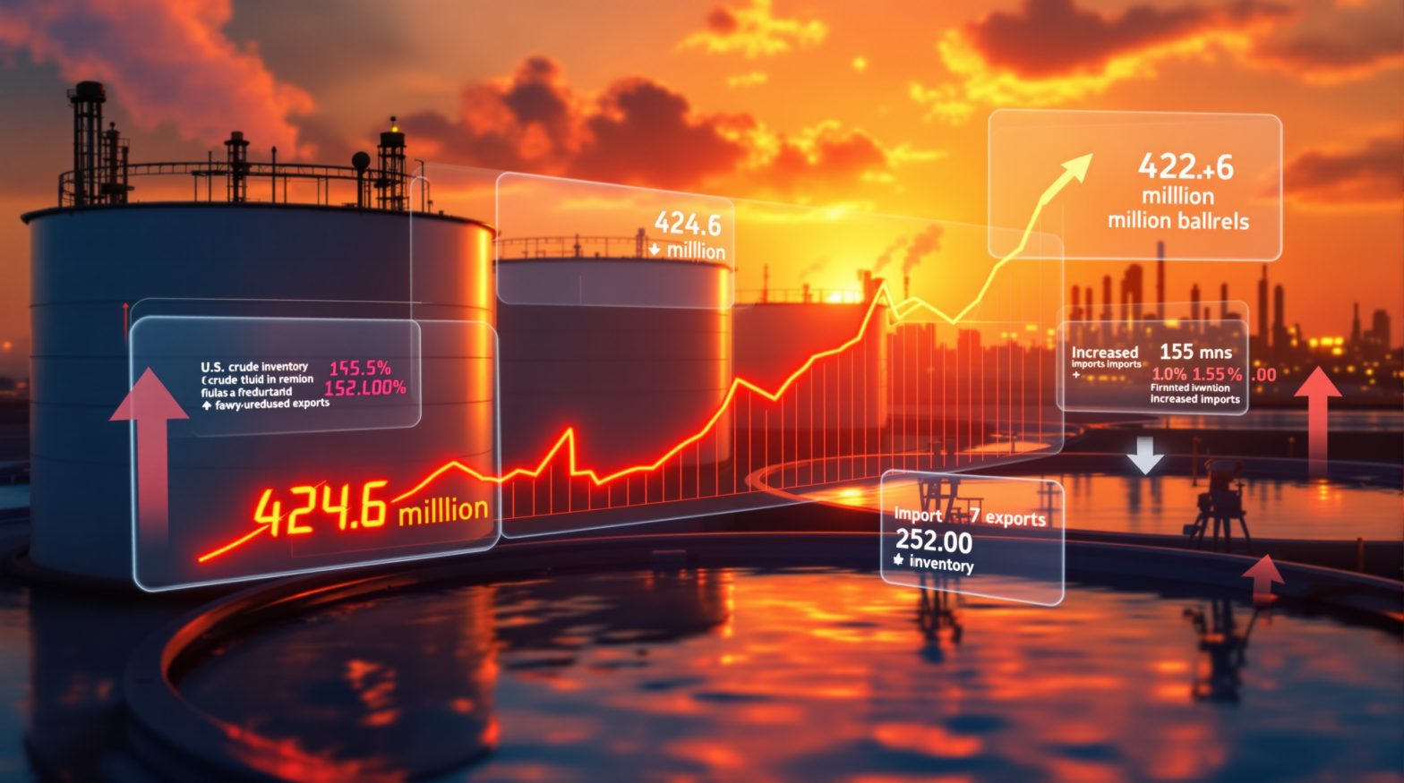 EIA Reports Major Build in U.S. Crude Oil Stockpiles