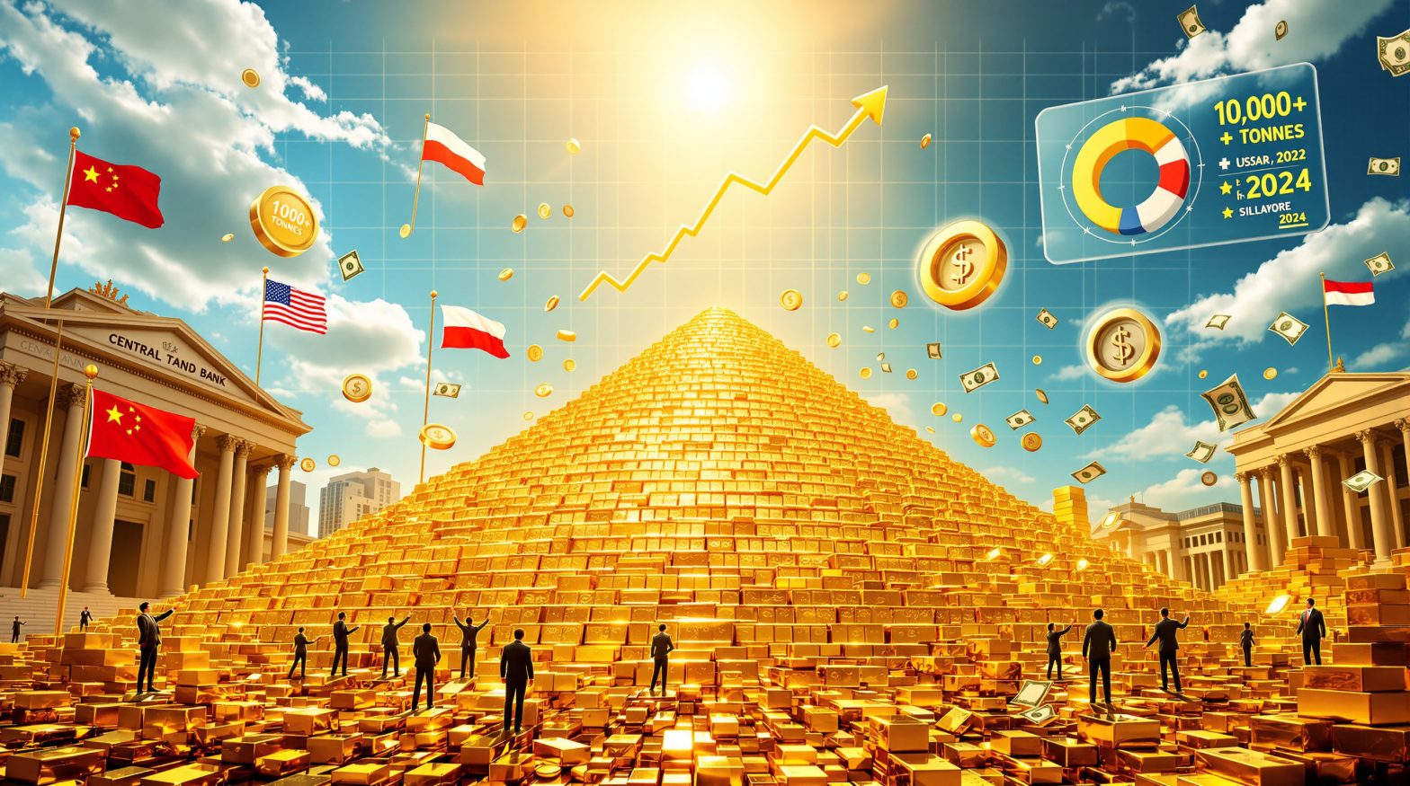 Central Banks Gold Purchases Hit 1,000+ Tons Annually