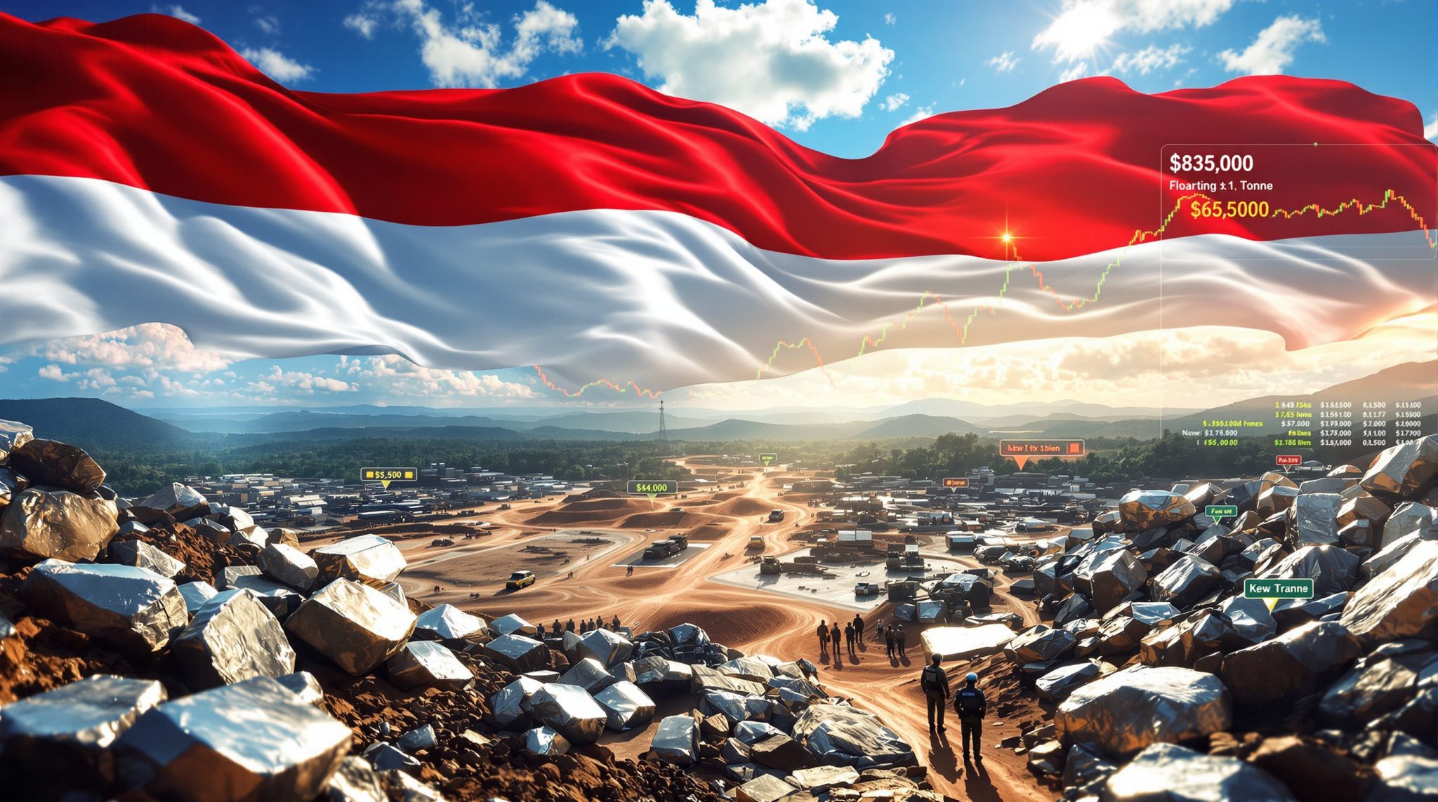 Indonesia Illegal Tin Mining Crackdown Disrupts Supply
