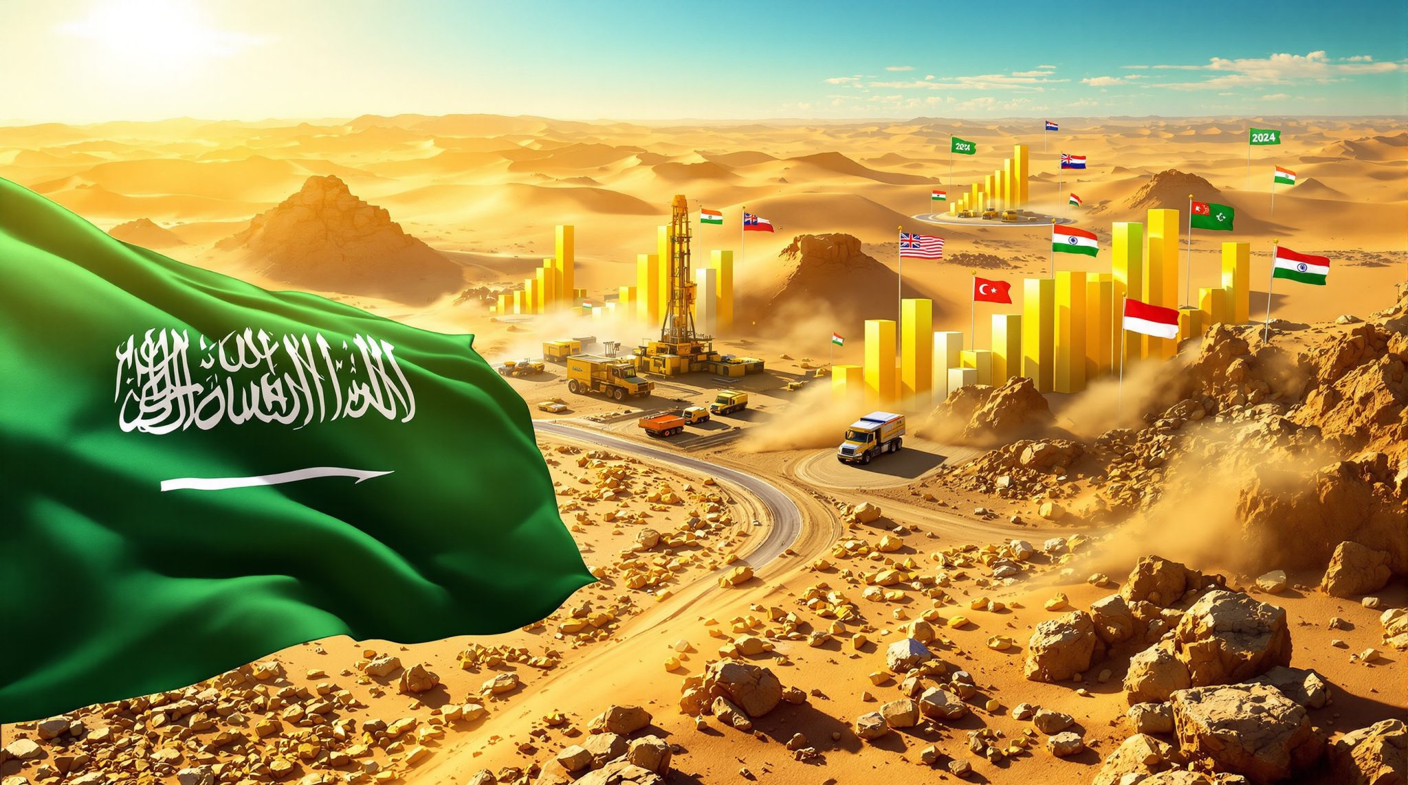 Saudi Mining Exploration Expansion Hits $280M in 2024