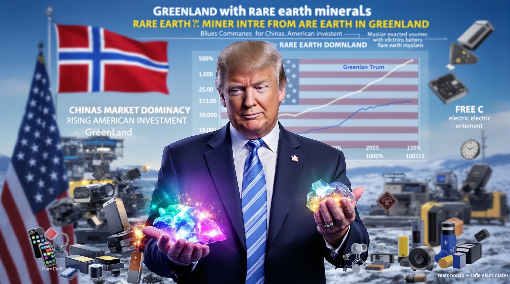 Trump Seeks Stake in Greenland's Strategic Rare Earths Mine