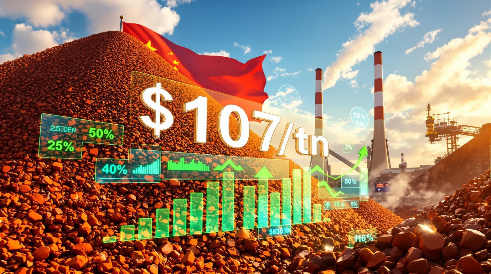 Iron Ore Prices at US$107/tn: Market Analysis & Outlook