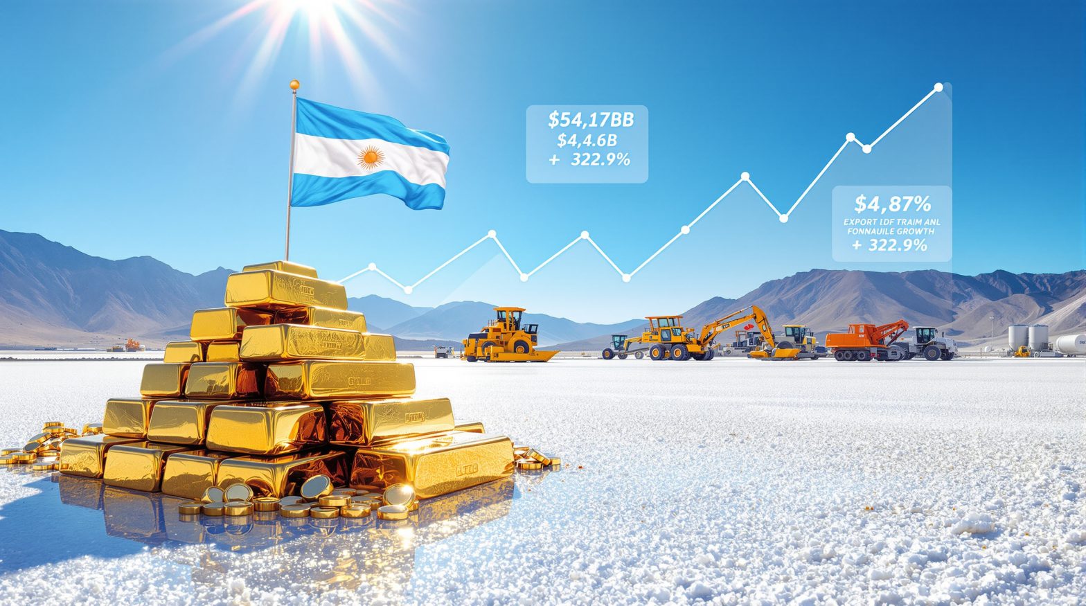 Argentina Mining Exports Increase 32.9% in Record Growth