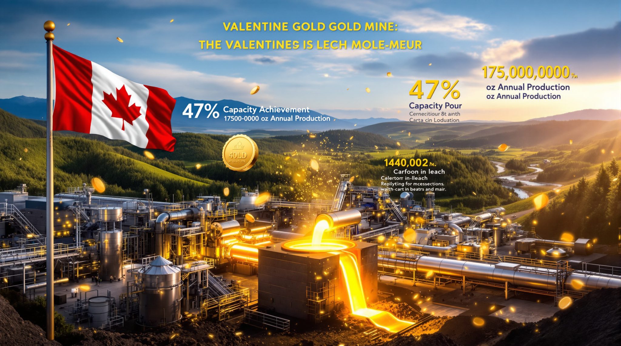 First Gold Poured at Valentine Mine in Newfoundland