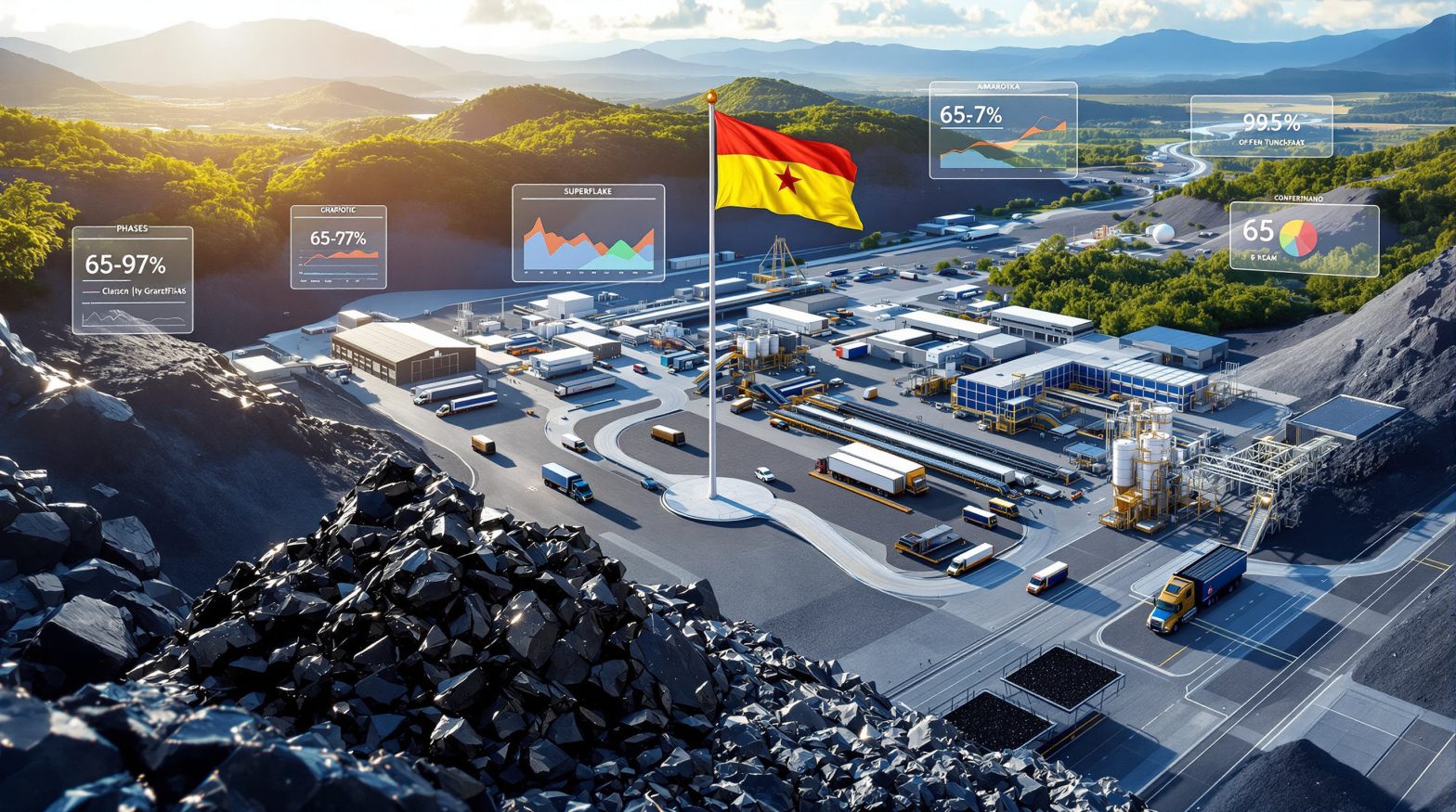 Molo Graphite Mine Operations Madagascar Production