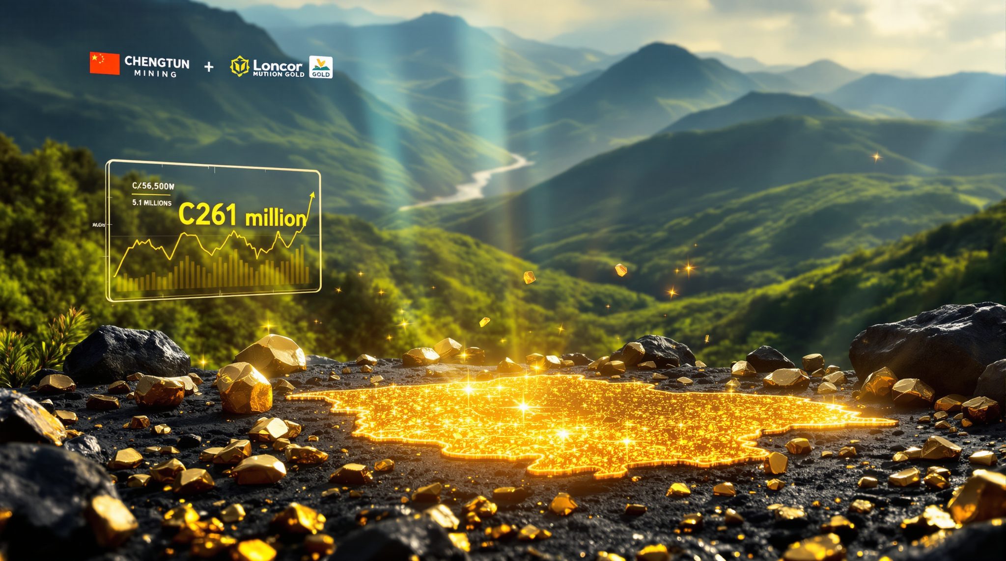 Chengtun Mining Acquires Loncor Gold in C$261 Million Deal
