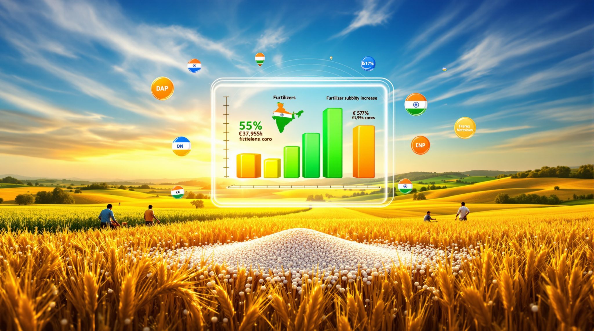India Raises Fertilizers Subsidy 55% for Winter 2025