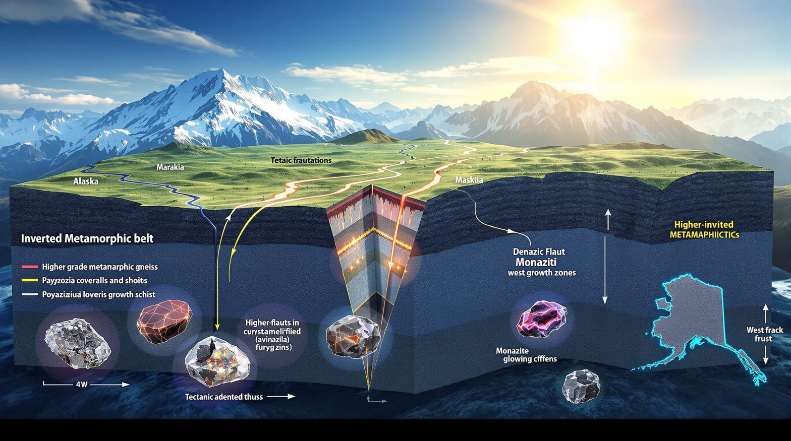Inverted Metamorphic Belts in Alaska: Formation & Significance