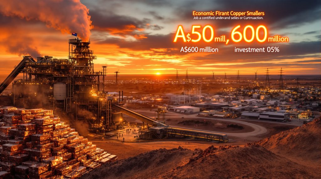 Australia Commits A$600M to Save Mount Isa Copper Smelter