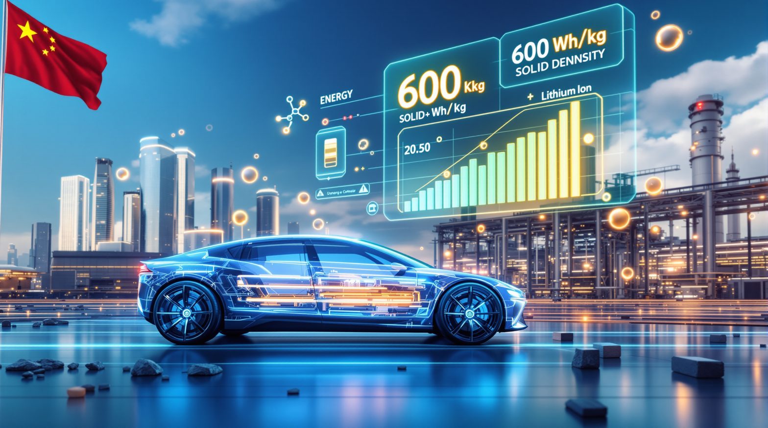 China Pushes Solid-State Batteries: 600 Wh/kg Breakthrough