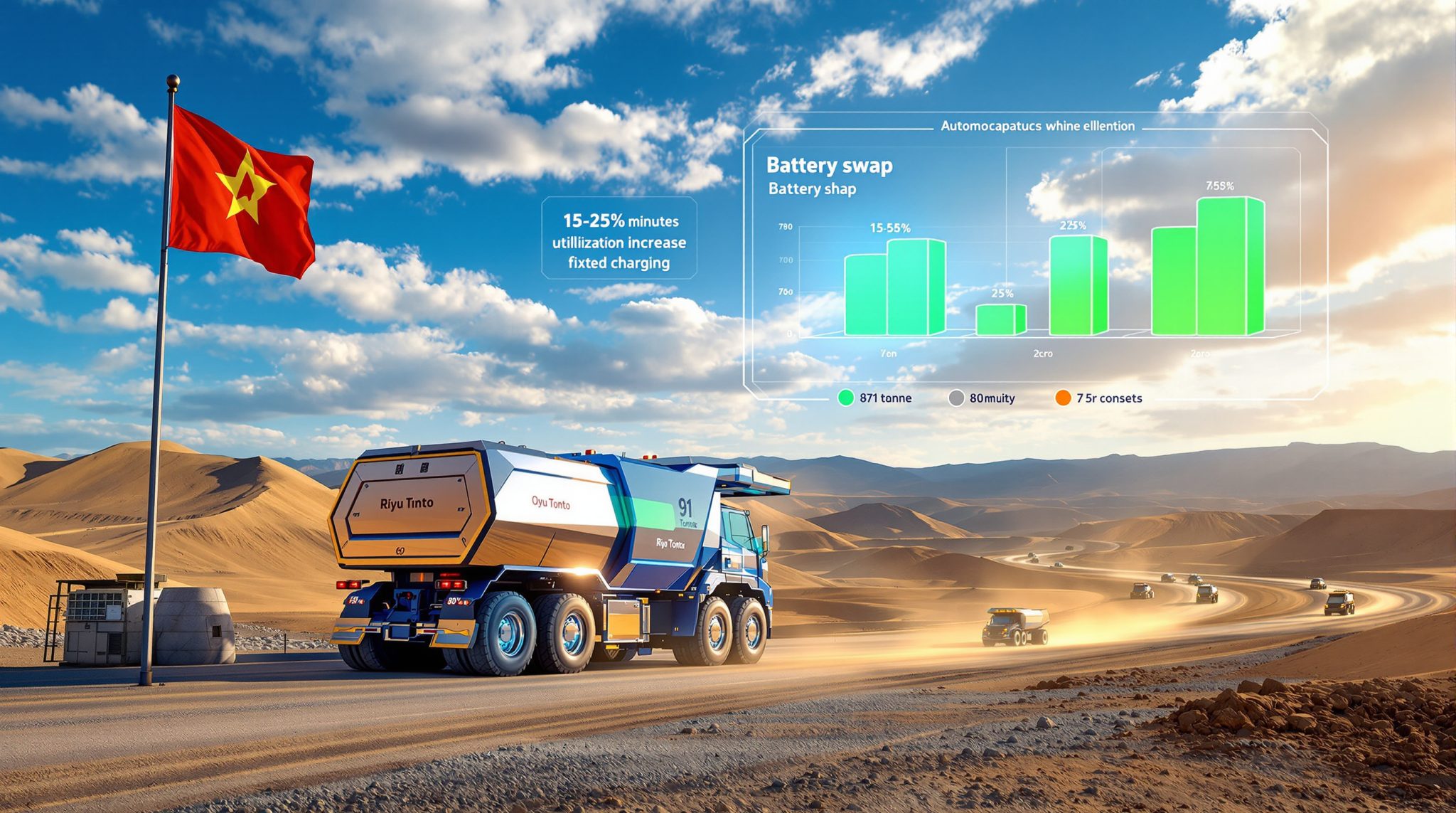 Mongolia Battery-Swap Truck Trial Tests Mining Tech