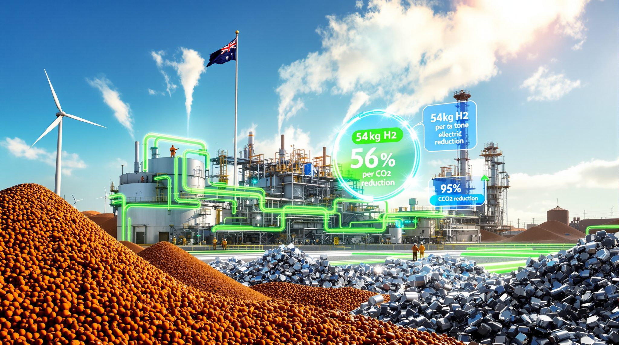 Zesty Green Iron: Hydrogen-Based Steel Revolution