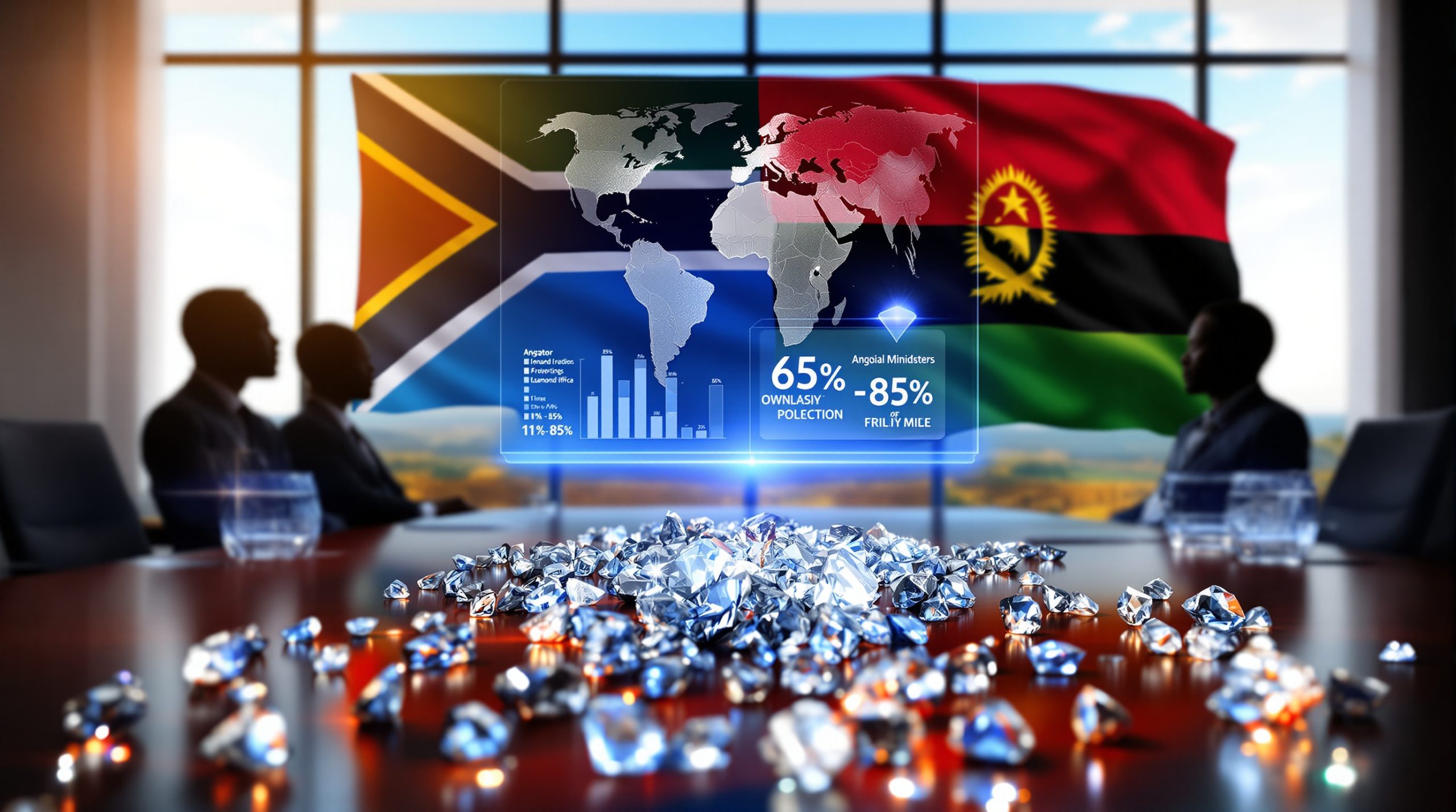 Botswana Angola Vie for De Beers Control in $4.9B Deal