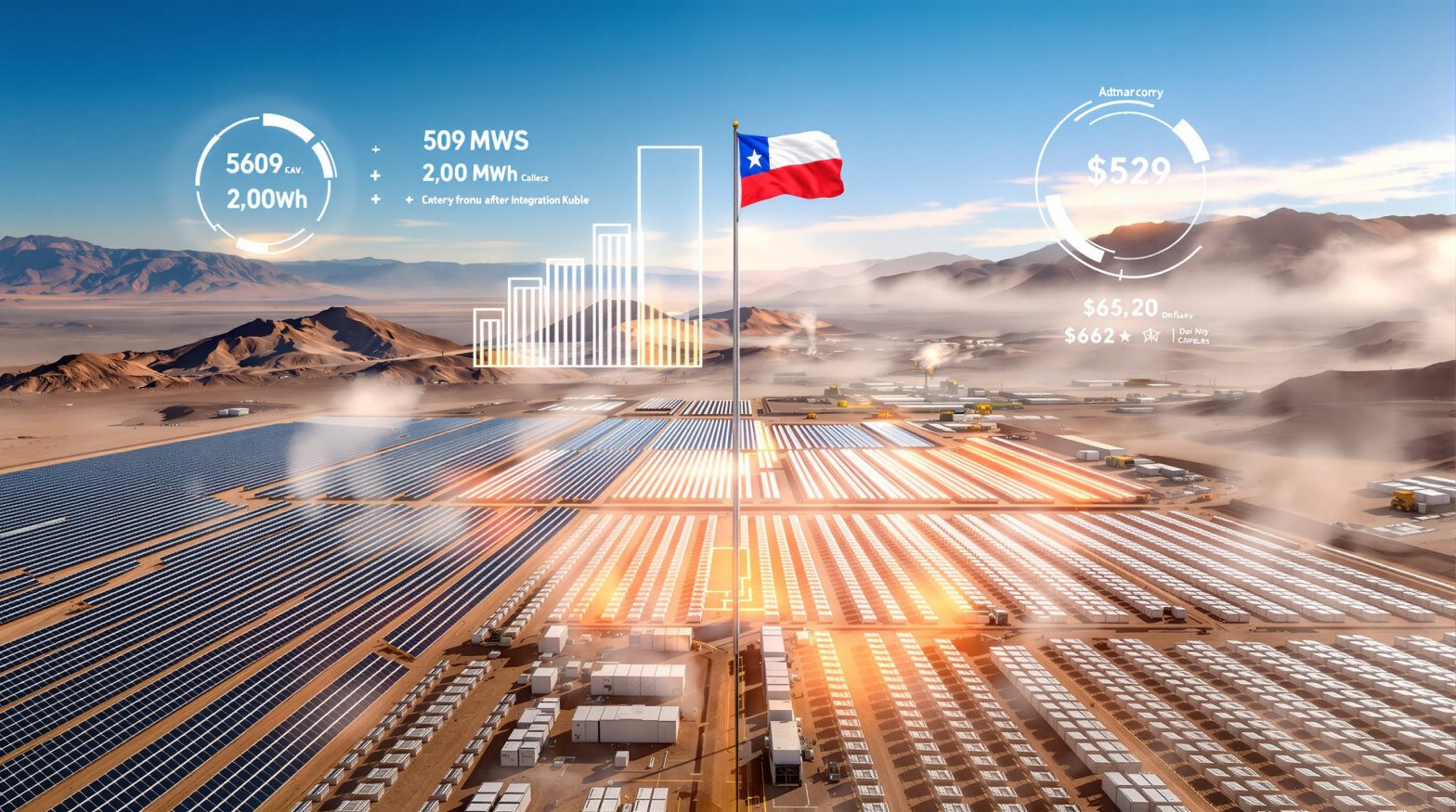 Sungrow 2.0 GWh Dune Plus Solar Storage Plant Chile
