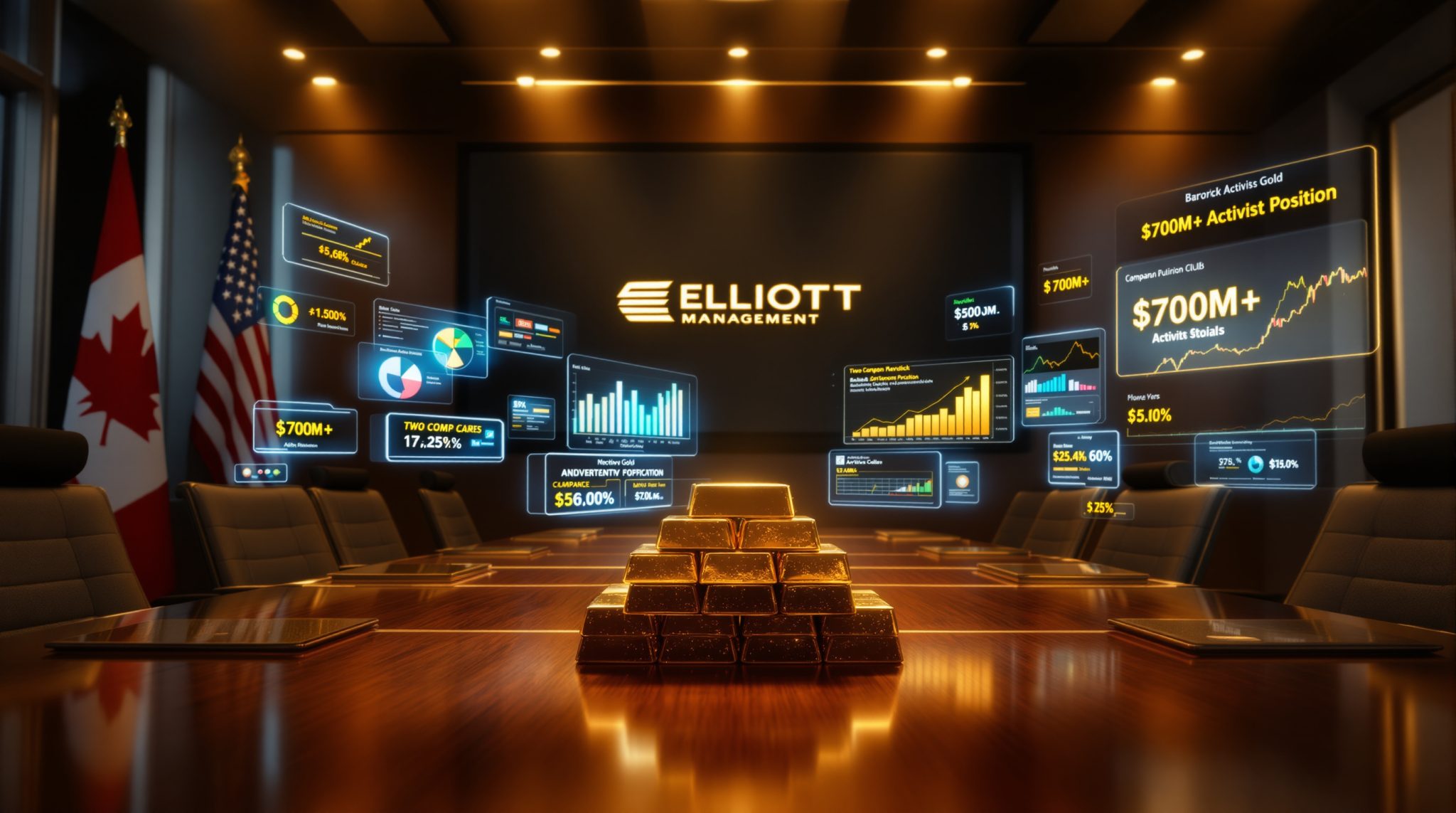 Elliott Stake in Barrick Mining: $700M Position Drives Split