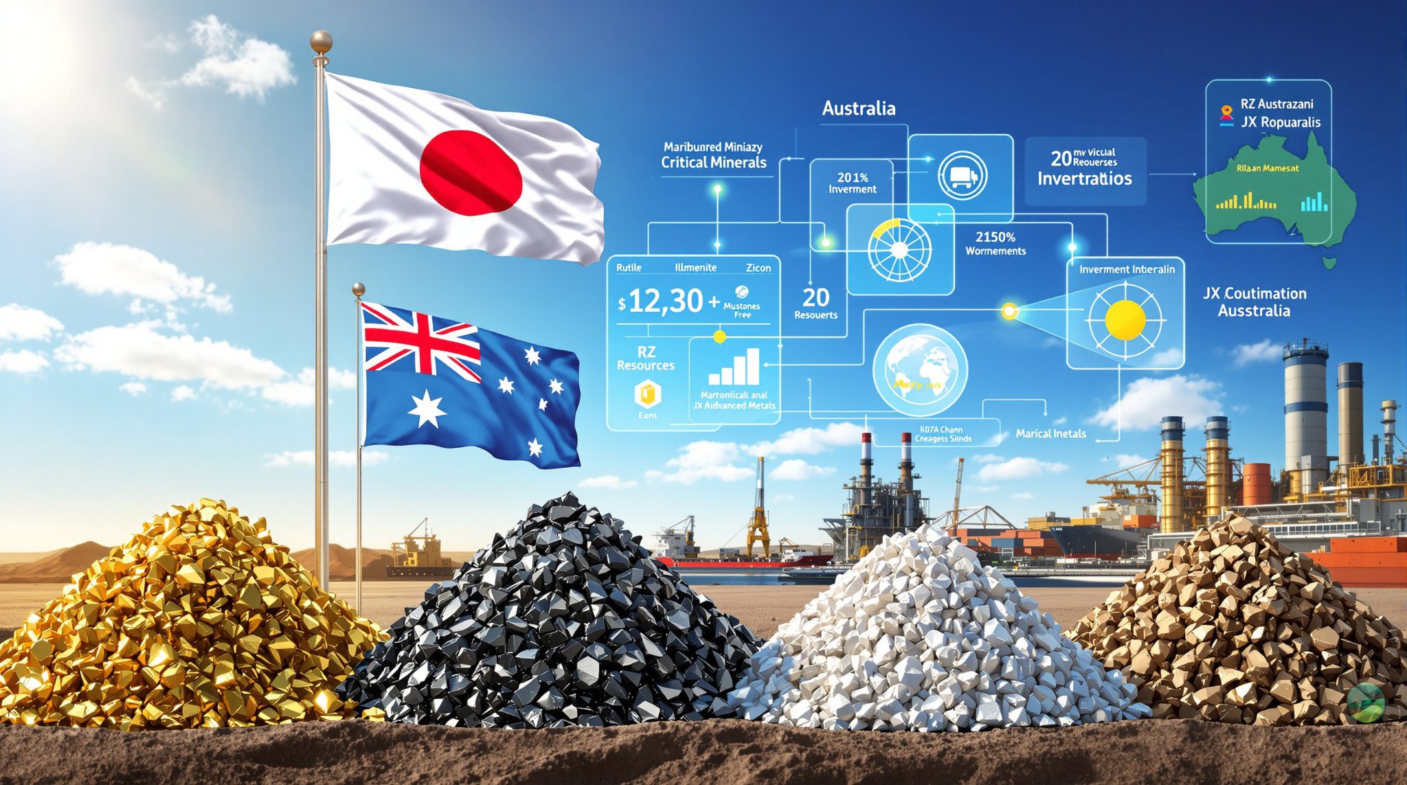 Marubeni Invests A$15M in Australian Critical Minerals