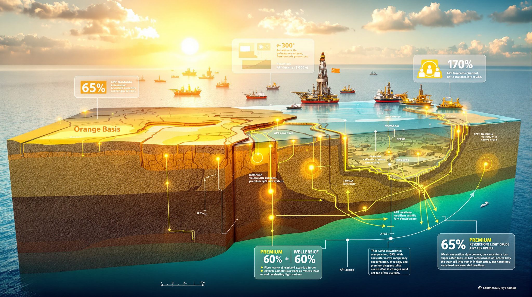 Liquid Hydrocarbons Offshore Namibia: Orange Basin