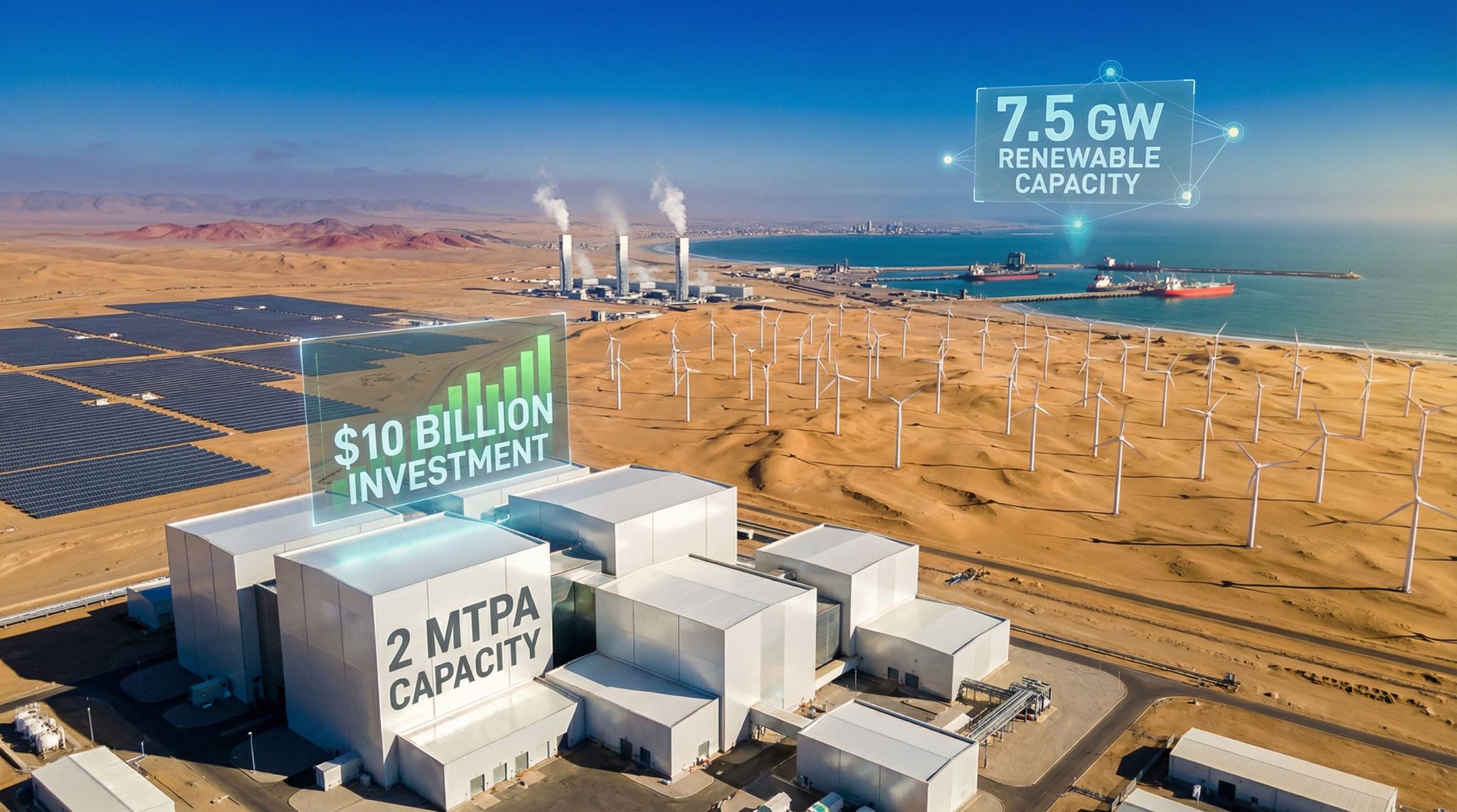Namibia Green Ammonia Project Gets $10M Bank Funding