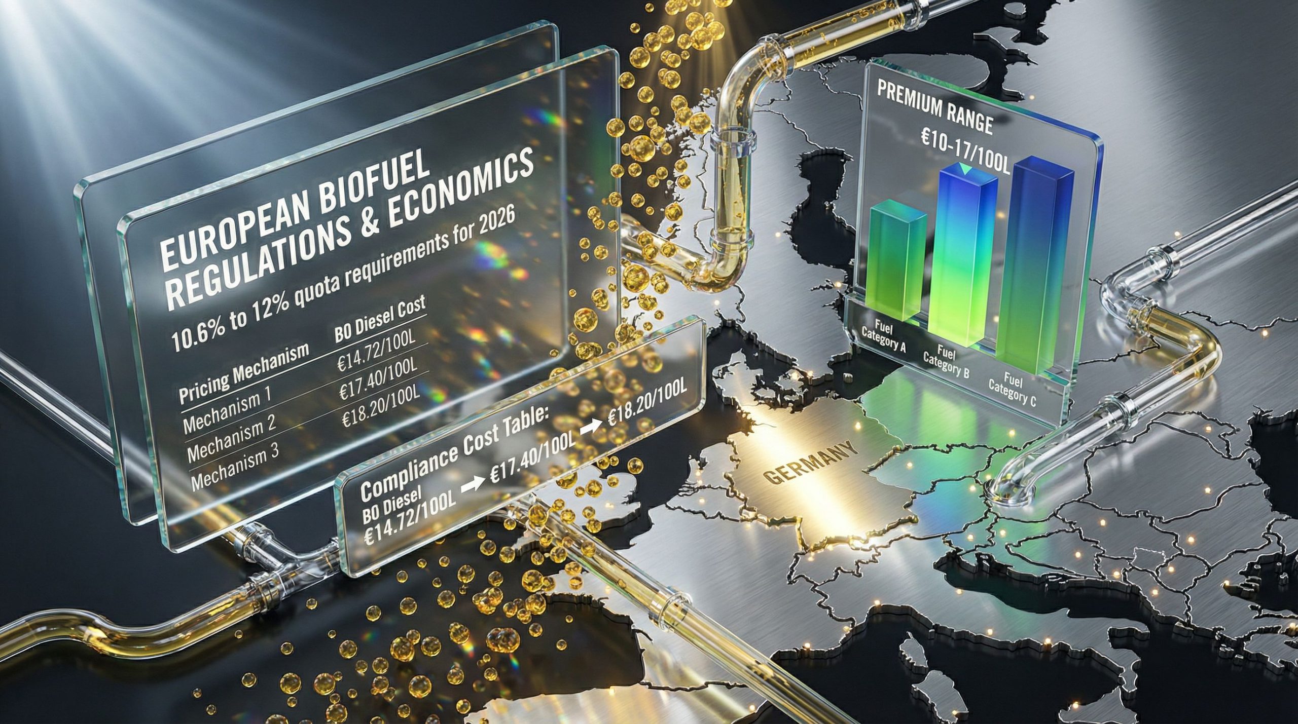 German B7 Diesel Premiums Surge on Quota Rise