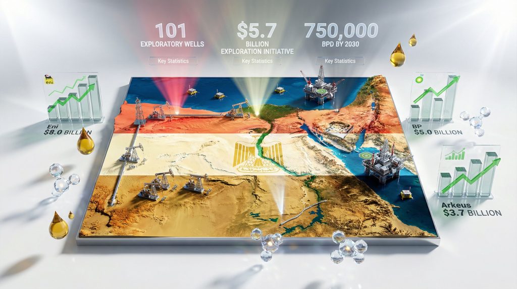 Egypt Oil Gas Exploration Strategy: $5.7B Investment Plan