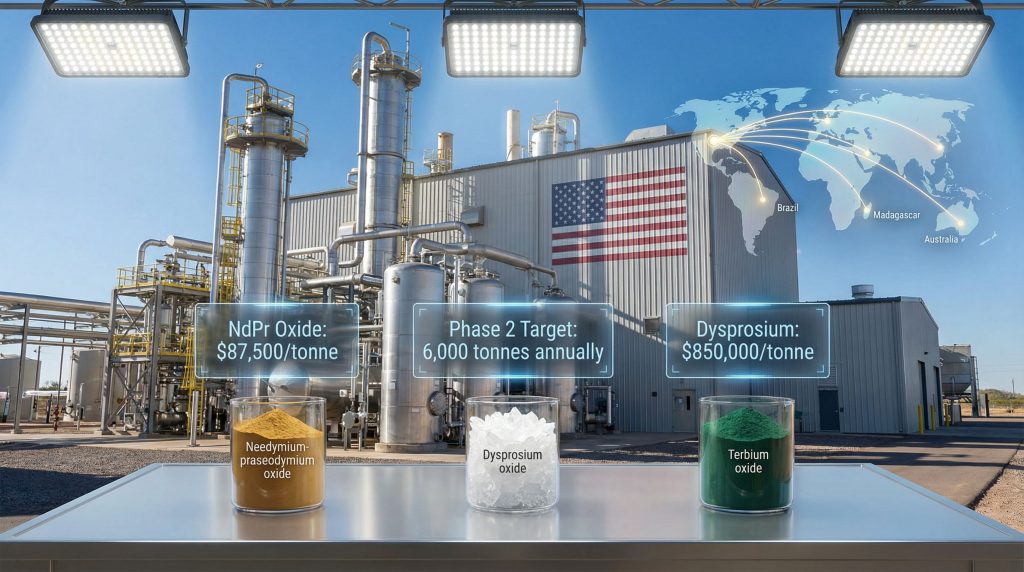 Energy Fuels Rare Earth Production: USA Facility