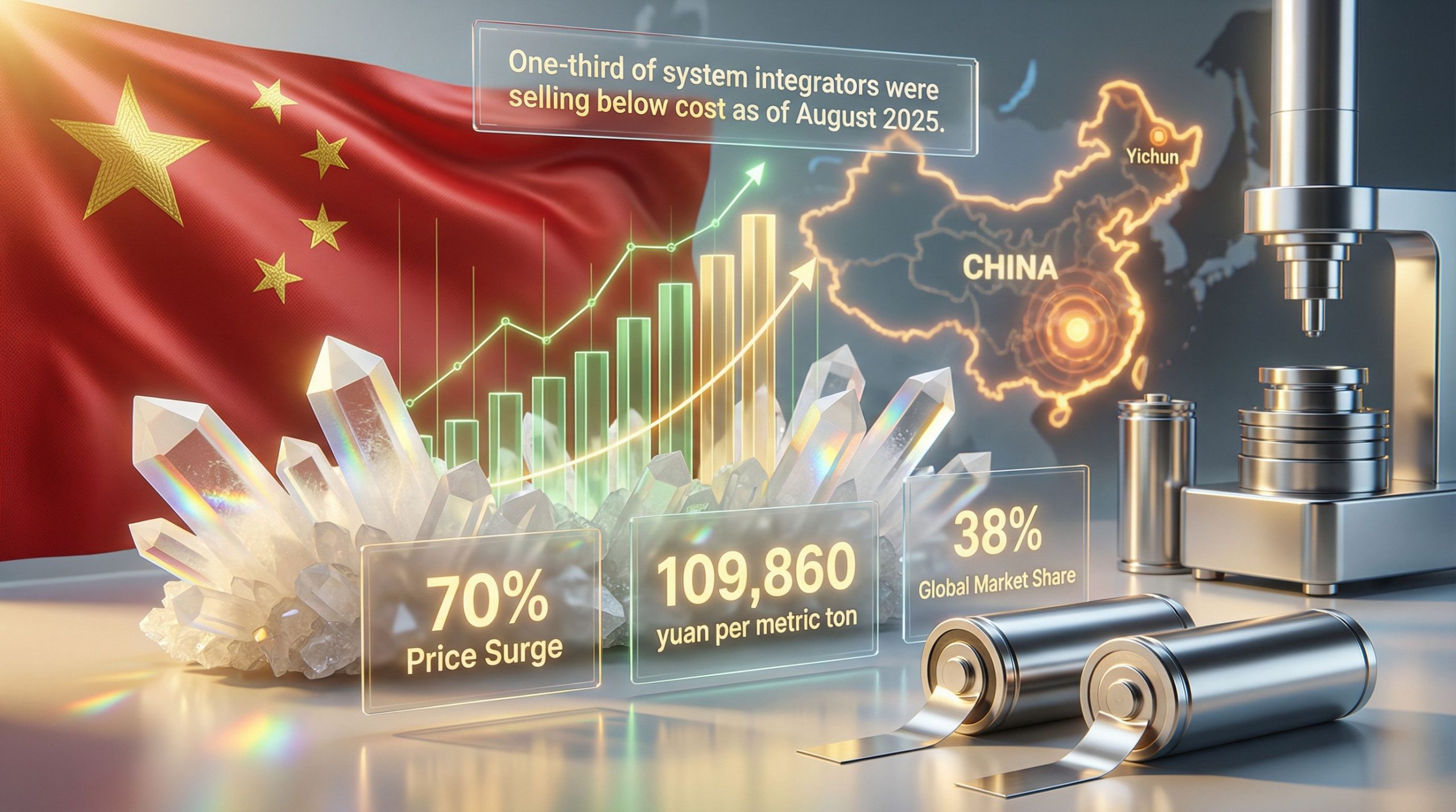Rising Lithium Costs Force China Battery Pricing Shift