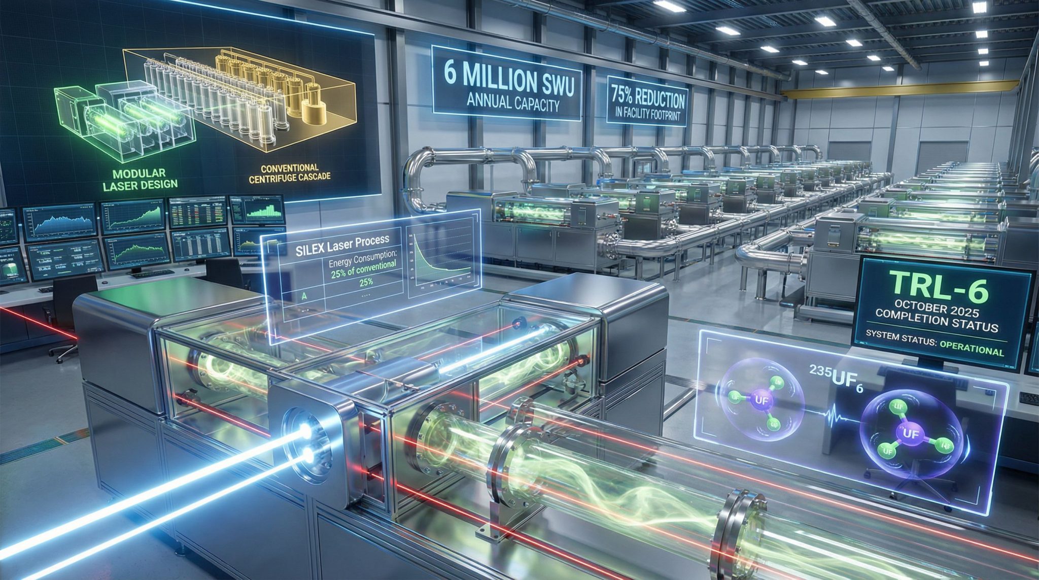 Silex Laser Enrichment: Nuclear Fuel Tech Advances