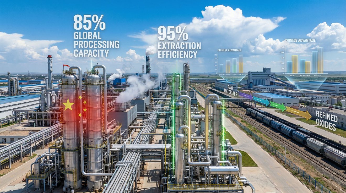 China's Rare Earth Processing Infrastructure Dominance