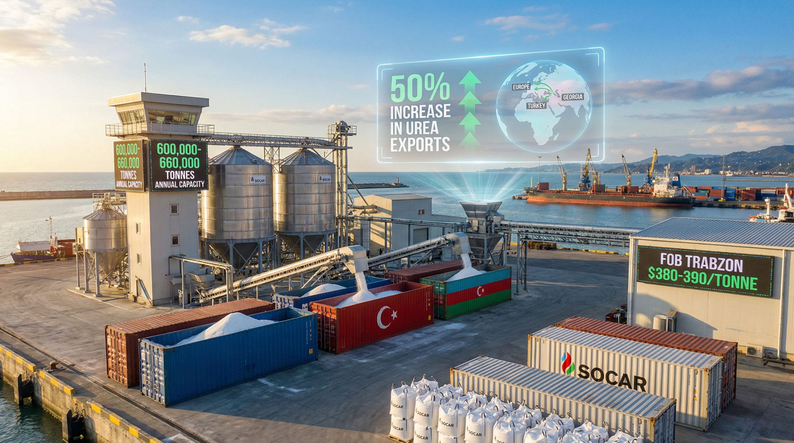 SOCAR Urea Sales Tender: 50K Tonnes Black Sea Export