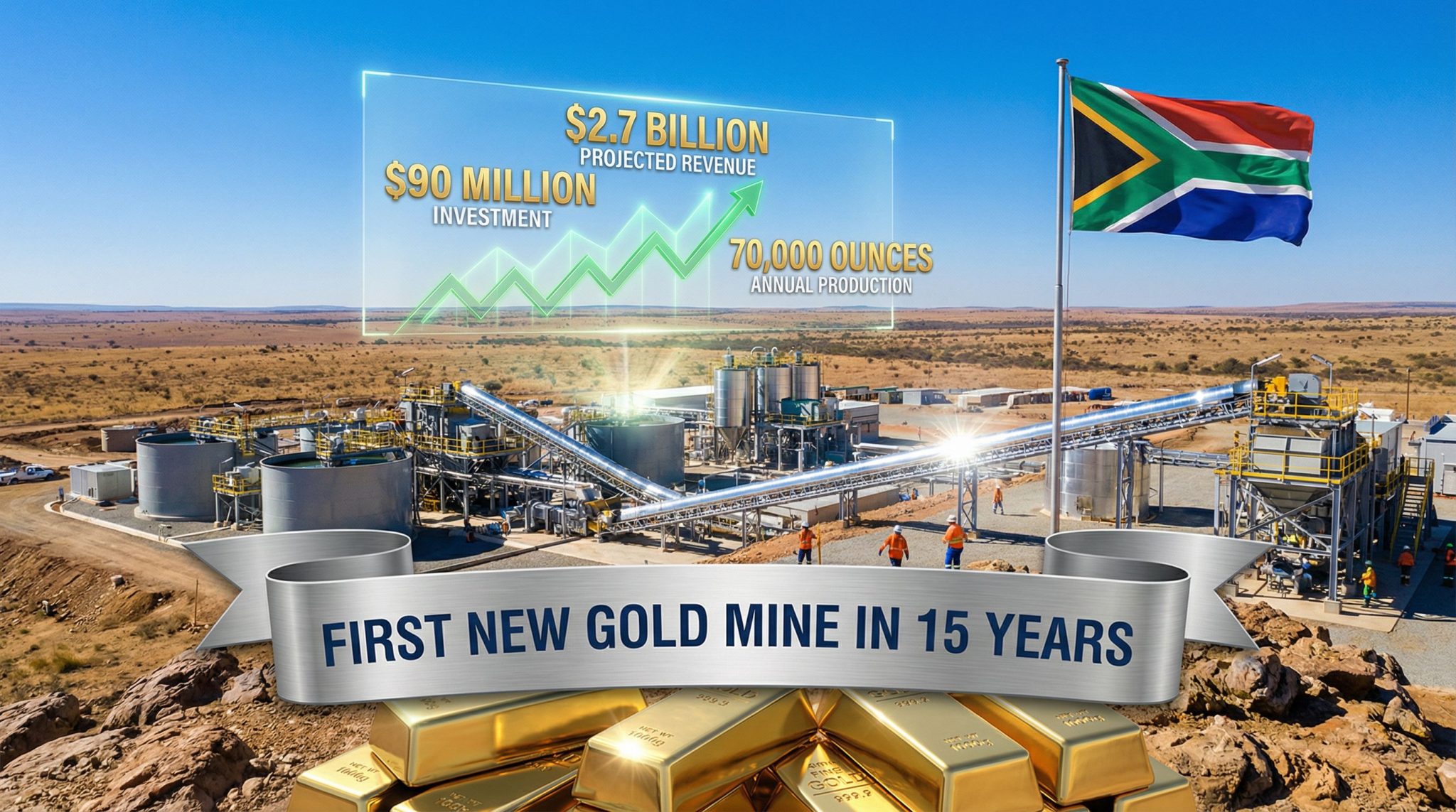 South Africa Opens New Gold Mine After Price Rally