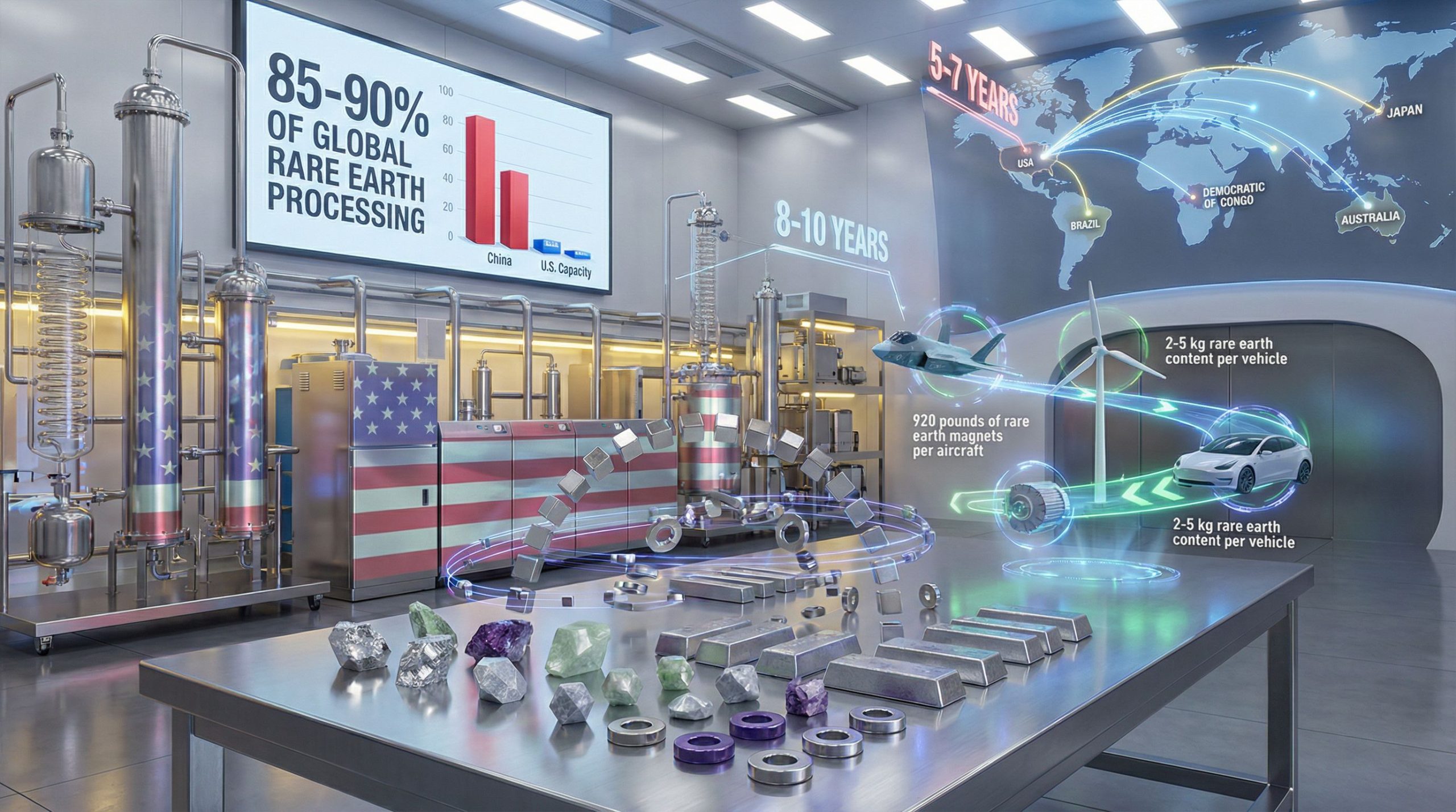 U.S. Rare Earth Independence: Real Progress & Challenges