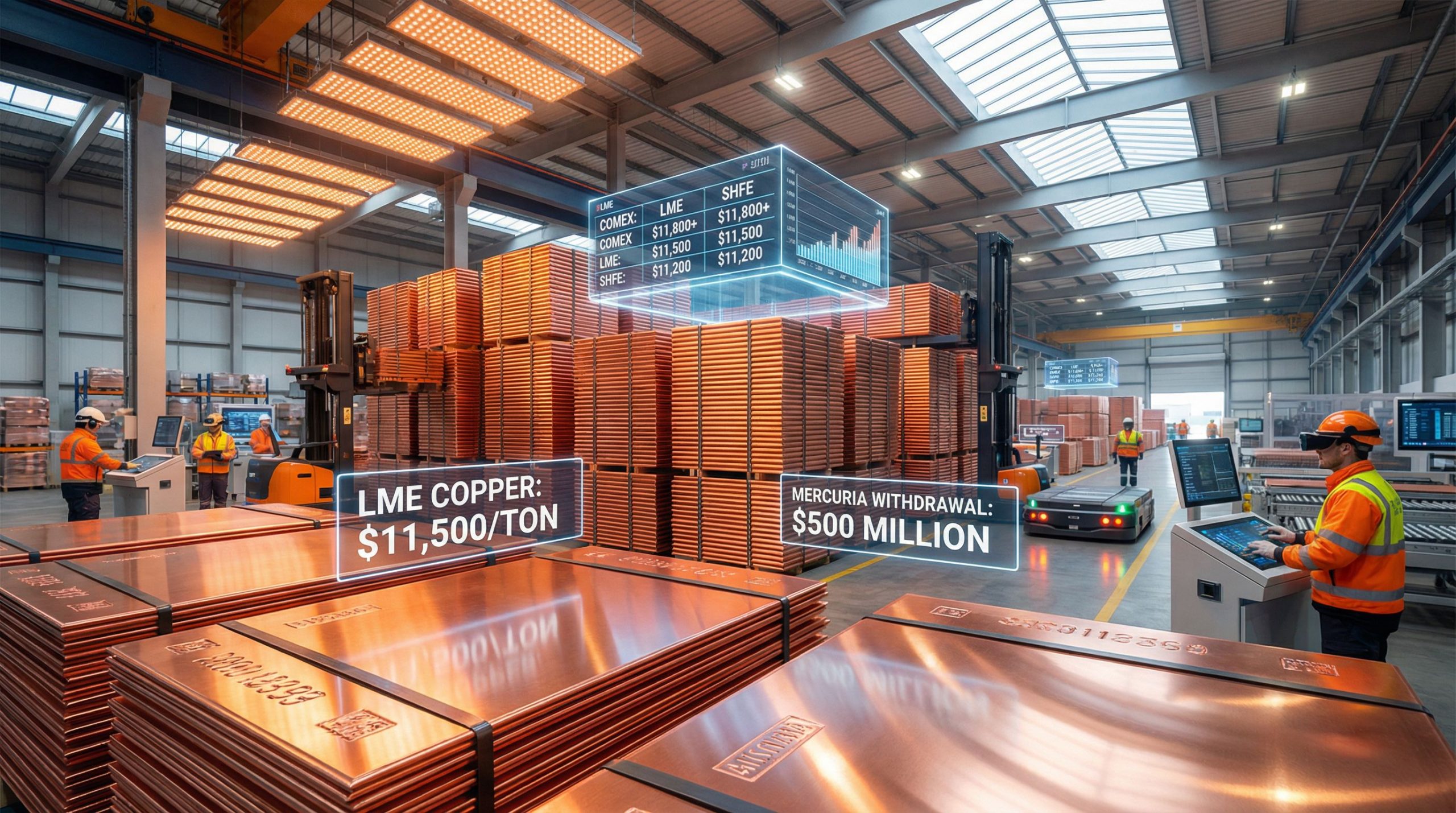 Mercuria's $500M LME Copper Withdrawal: Market Impact