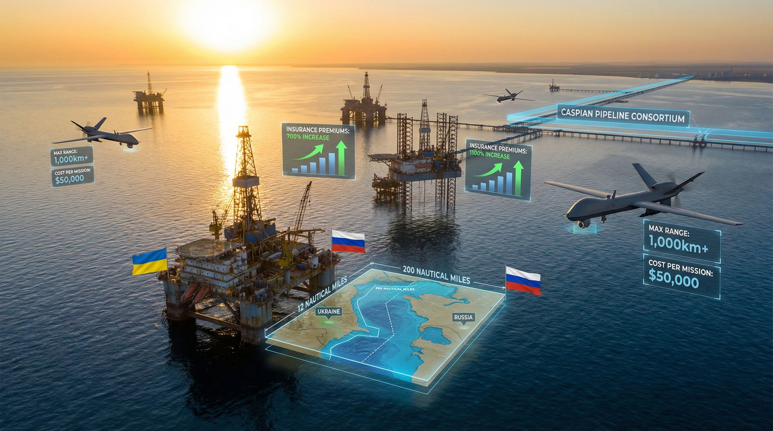 Ukraine Strikes Lukoil's Grayfer Field in Caspian Sea
