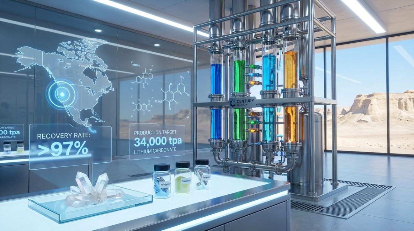 Century Lithium REE Recovery: 97% Efficiency Breakthrough