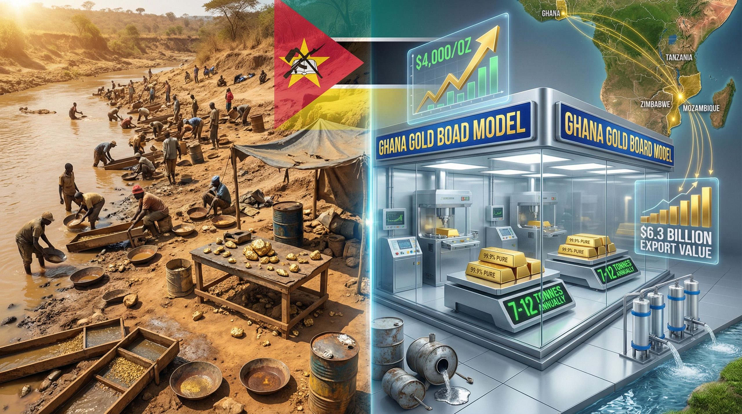 Mozambique Gold Reform: Ghana Model Lessons & Insights