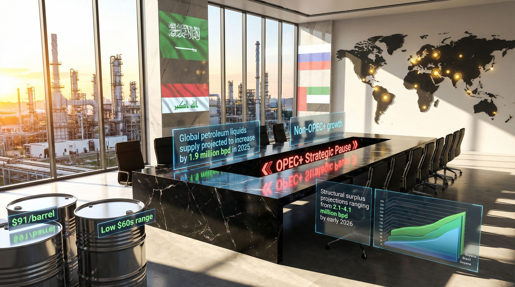 OPEC+ Strategic Pause Reshapes Global Oil Markets