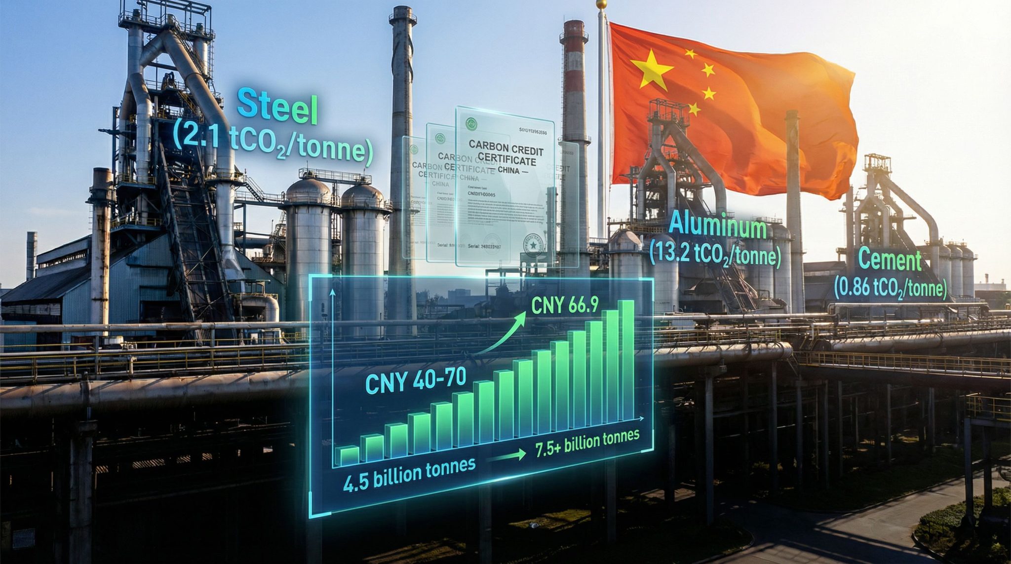 China Carbon Prices Surge as Metals Join ETS Trading