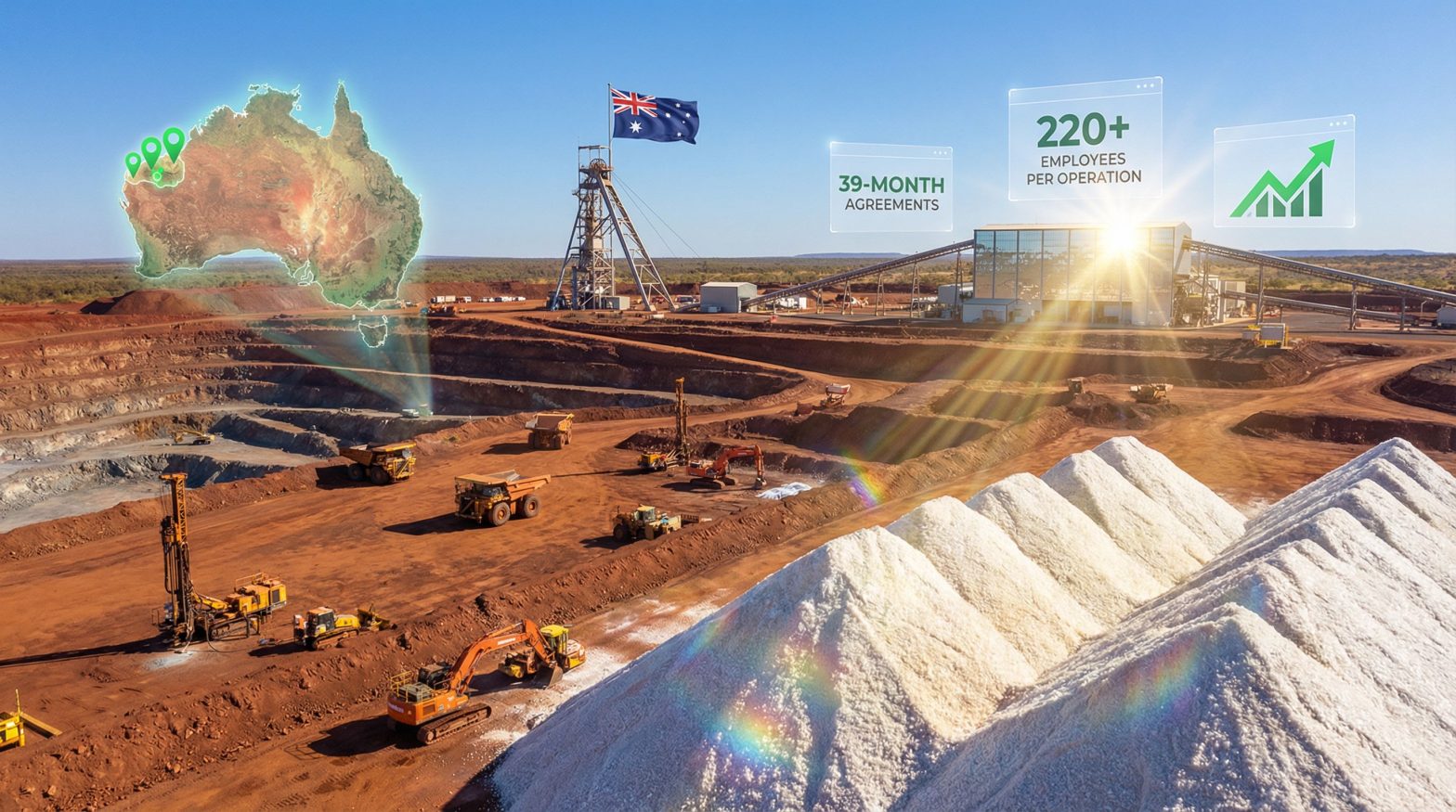 Iron Mine Contracting Lithium Expansion Australia Mining