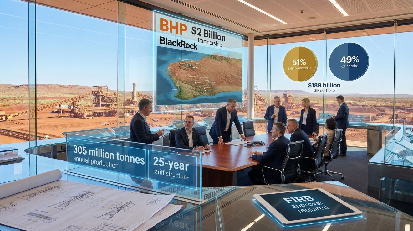 BHP BlackRock WAIO Partnership: $2B Infrastructure Deal