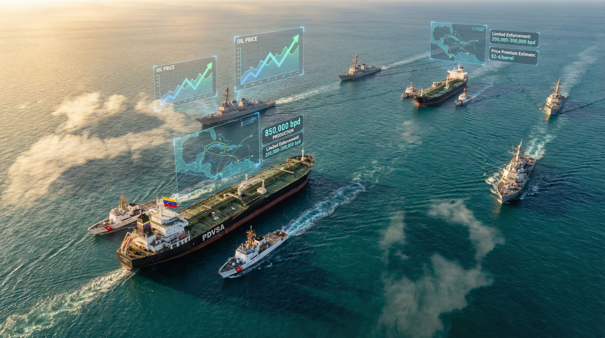 Trump Orders Venezuela Oil Blockade: Market Impact